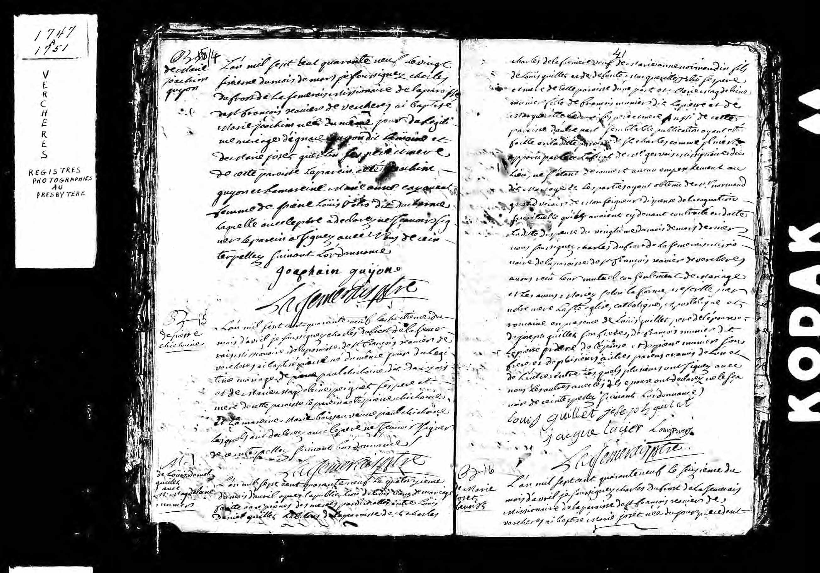 Jean Baptiste Leduc and Marie Joachim Guyon – Tales of a Family