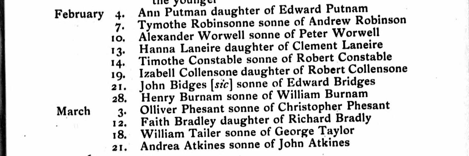 Henry Kinne and Ann Putnam – Tales of a Family