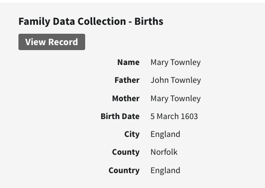 Townley Family Tree – Tales of a Family