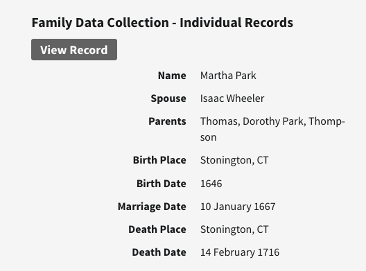 Parke Family Tree – Tales of a Family