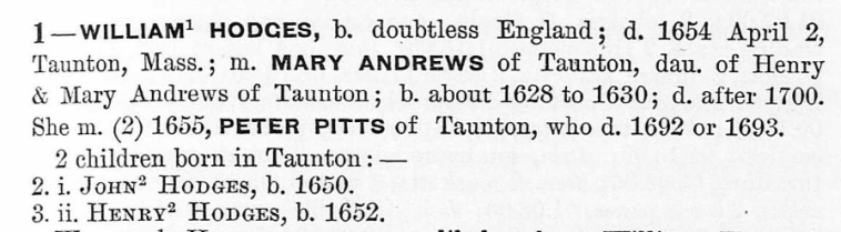 Mary Andrews Family Tree – Tales of a Family