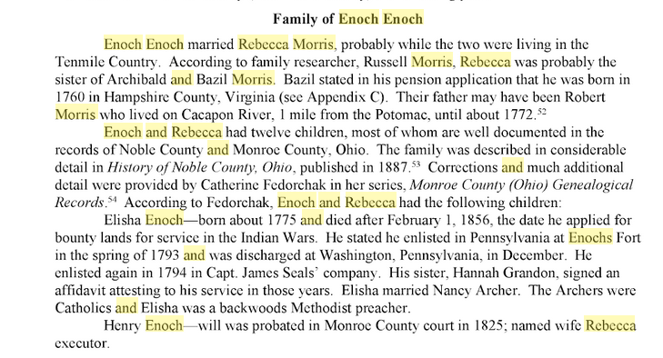 Enochs Family Tree – Tales of a Family