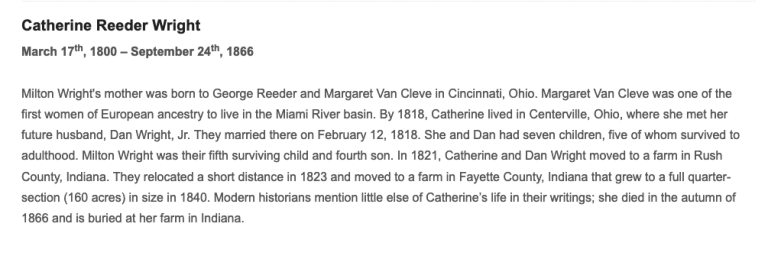 Wright Family Tree – Tales of a Family