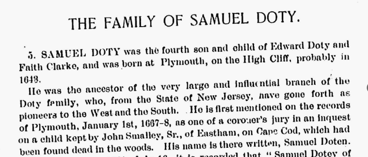 Doty Family Tree – Tales of a Family